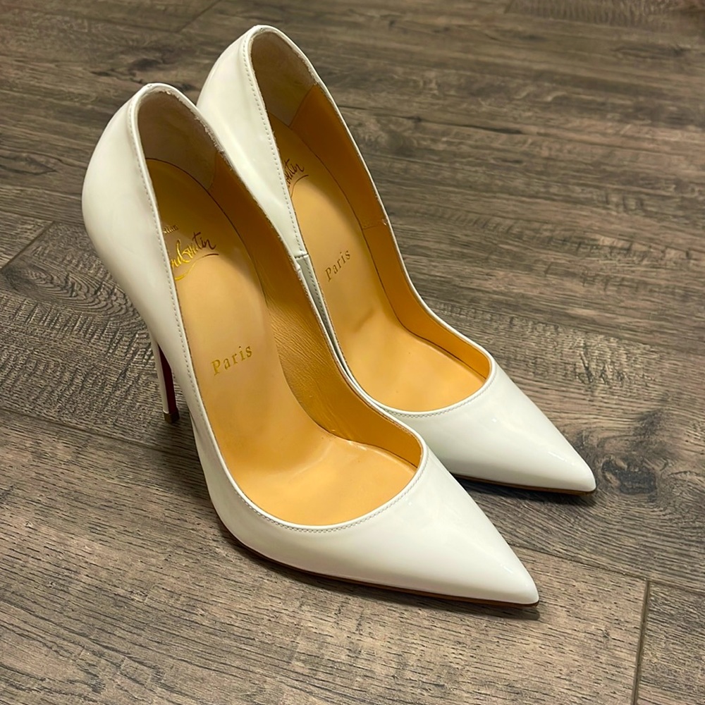 The Most Beautiful Shoe! Classic White Patent Leather… - Gem